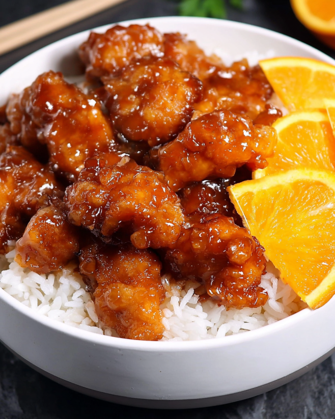 Crispy Orange Chicken Recipe that Everyone Will Love! - recipesbyadam.com